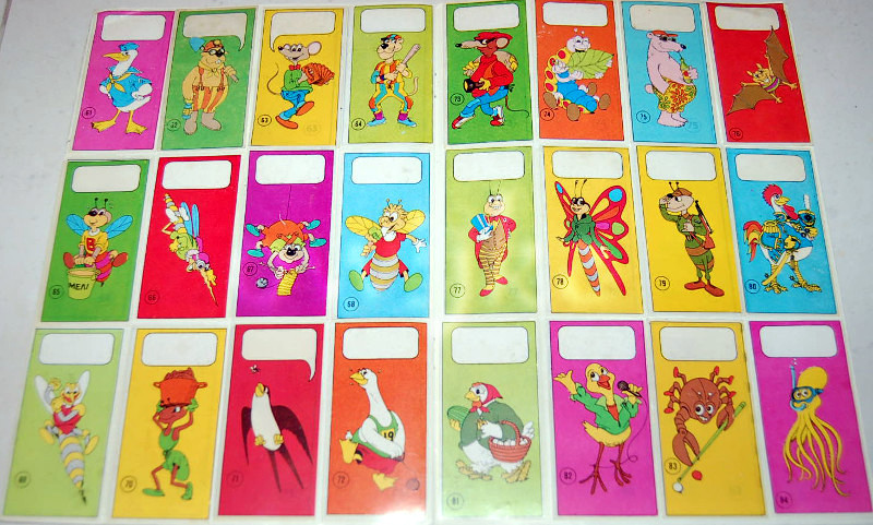 Gallery – Koukou Roukou 1 – stickers and album – museum of collections